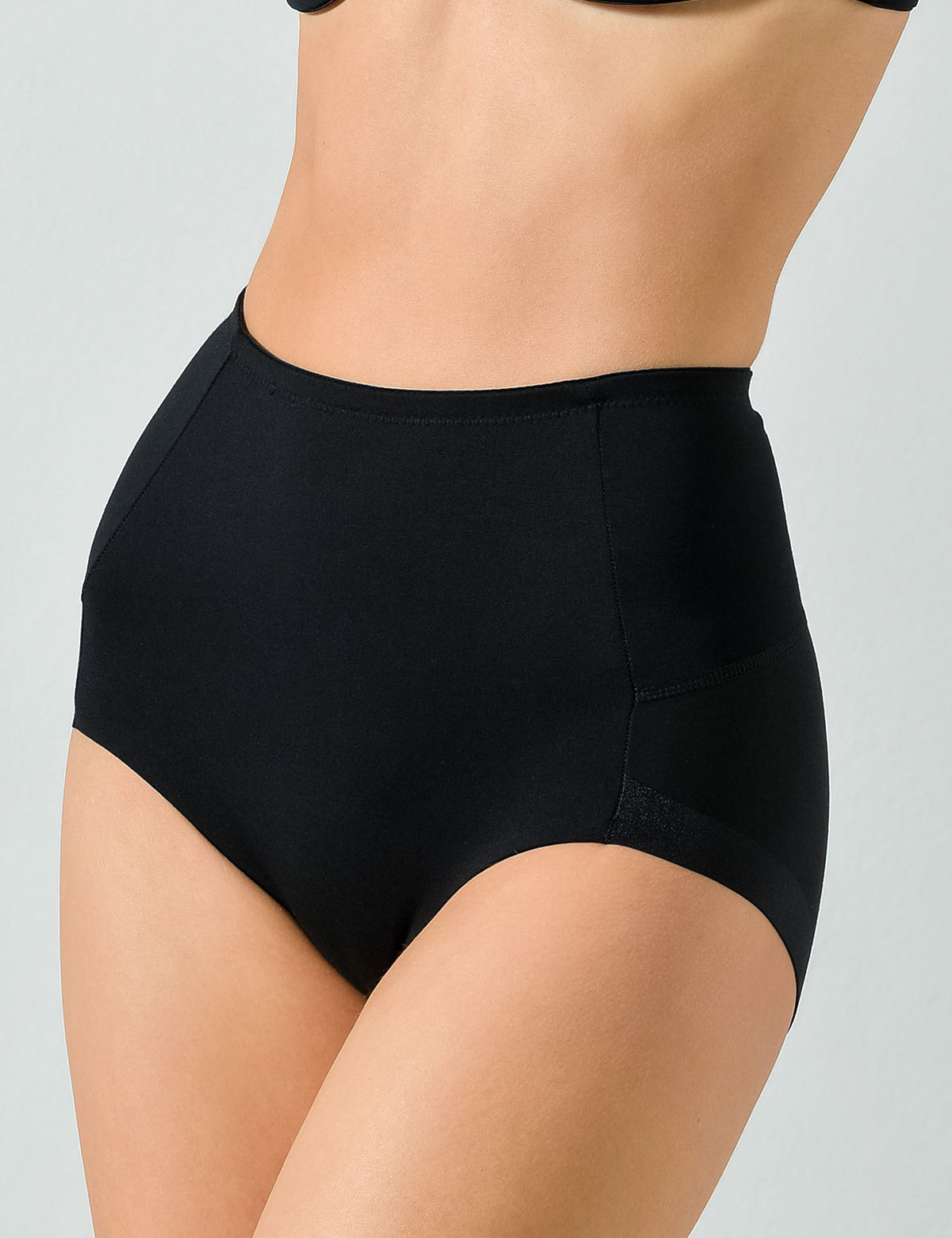 Cotonella Yüksek Bel Korse Külot - Nero | G Lingerie